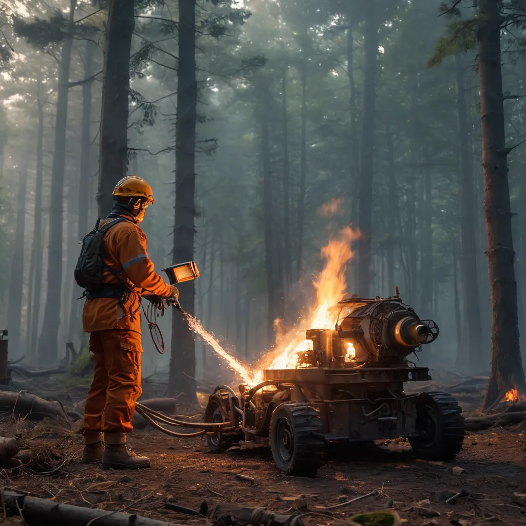 Exploring the Role of a Burning Machine Operator in Forestry